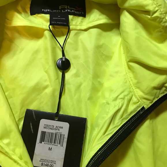 RLX Ralph Lauren | Jackets & Coats | Mens Rlx Neon Lime Green ...